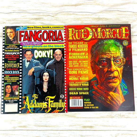 fangoria | Other | Vintage Fangoria Rue Morgue Horror Magazines ...